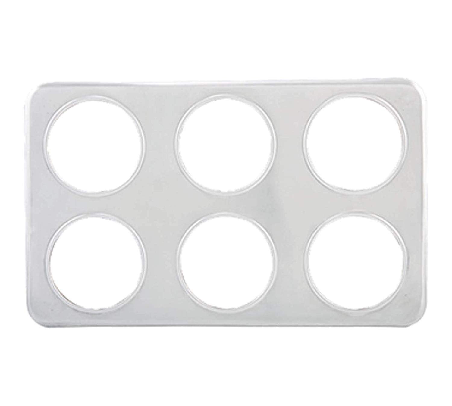 Winco Adaptor Plate with Six 4-3/4-Inch Inset Holes - Walmart.com