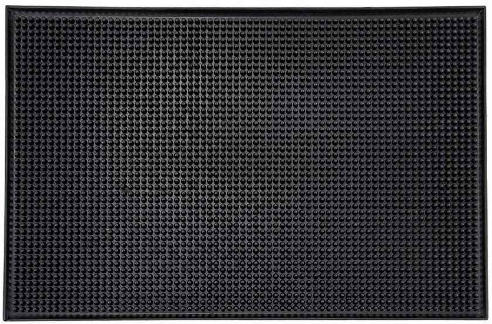Winco BM-1812K, 18x12-Inch Black Service Mat, Plastic Professional Bar ...