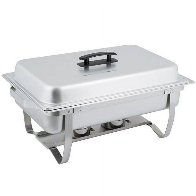 Winco C-4080 8 Quart Stainless Steel Chafer Buffet Set with Folding ...