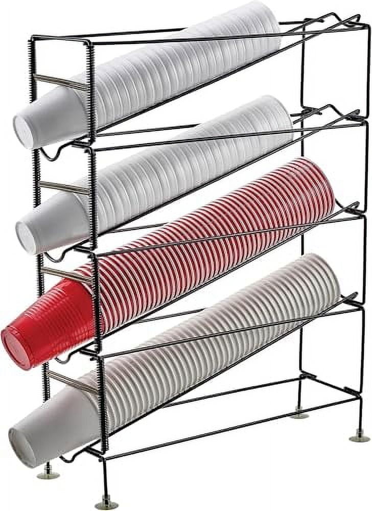 Winco CDR-4 4-Tier Cup Dispensing Rack - Walmart.com