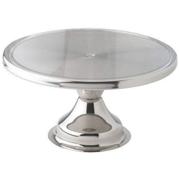 Winco CKS-13 Stainless Steel Round Cake Stand, 13-Inch Pack of 2 ...