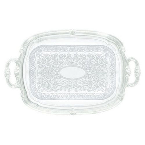Winco CMT-1912, 19.5x12.5-Inch Chrome Plated Rectangular Serving Tray w ...