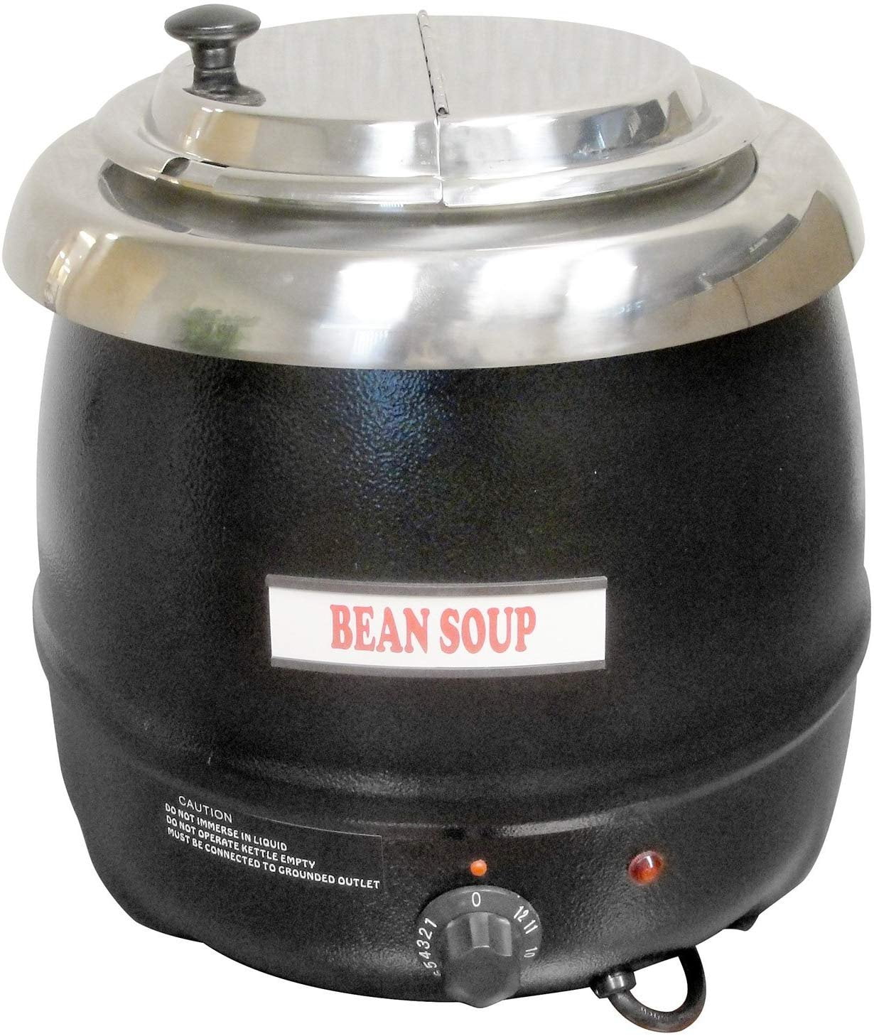 Winco ESW-66 Electric Soup Warmer, 10.5 Quart with Commercial Pot Lid ...