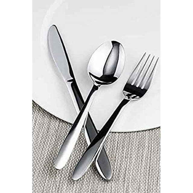 Winco Elite 3 Dozen Flatware Set, 18-0 Stainless Steel Classic Old ...