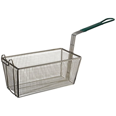 Winco FB-20 Deep Fryer, 13.25x5.6x5.9-Inch Nickel Plated Fry Basket ...