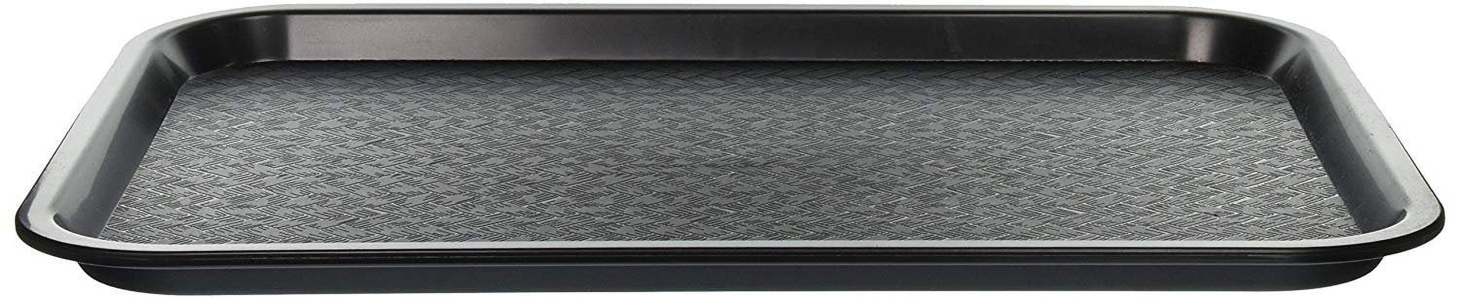 Winco FFT-1216K, 12x16-Inch Black Plastic Fast Food Tray - Walmart.com