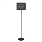 Winco HTS-60K 60" Hostess Sign with 15 Message Variations,Black ...