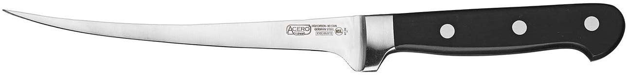 Winco KFP-74 Acero Forged Fillet Knife with 7 Inch Flexible Blade ...