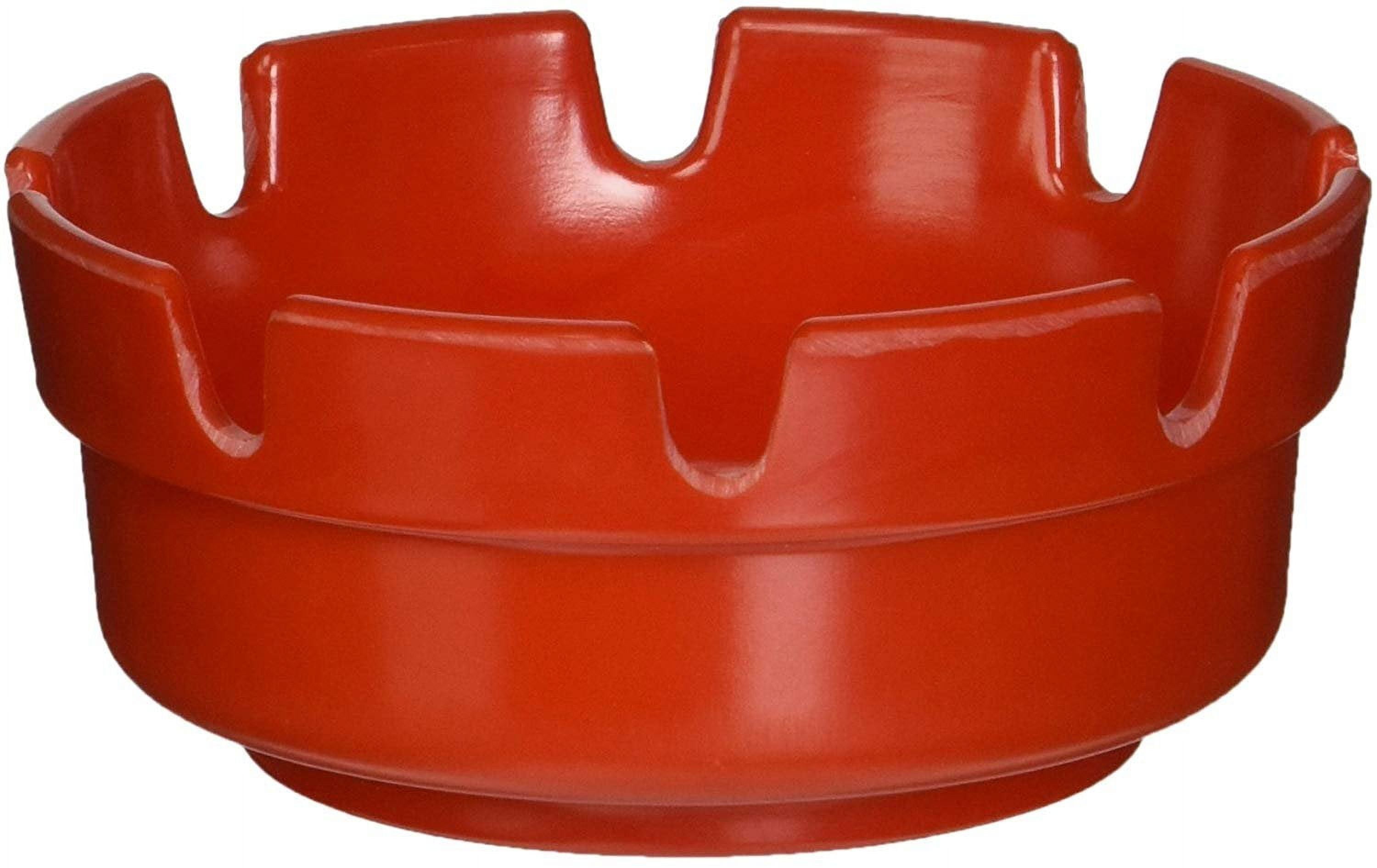 Winco MAS-4R, 4-Inch Diameter Red Melamine Ashtray, 1 Dozen - Walmart.com