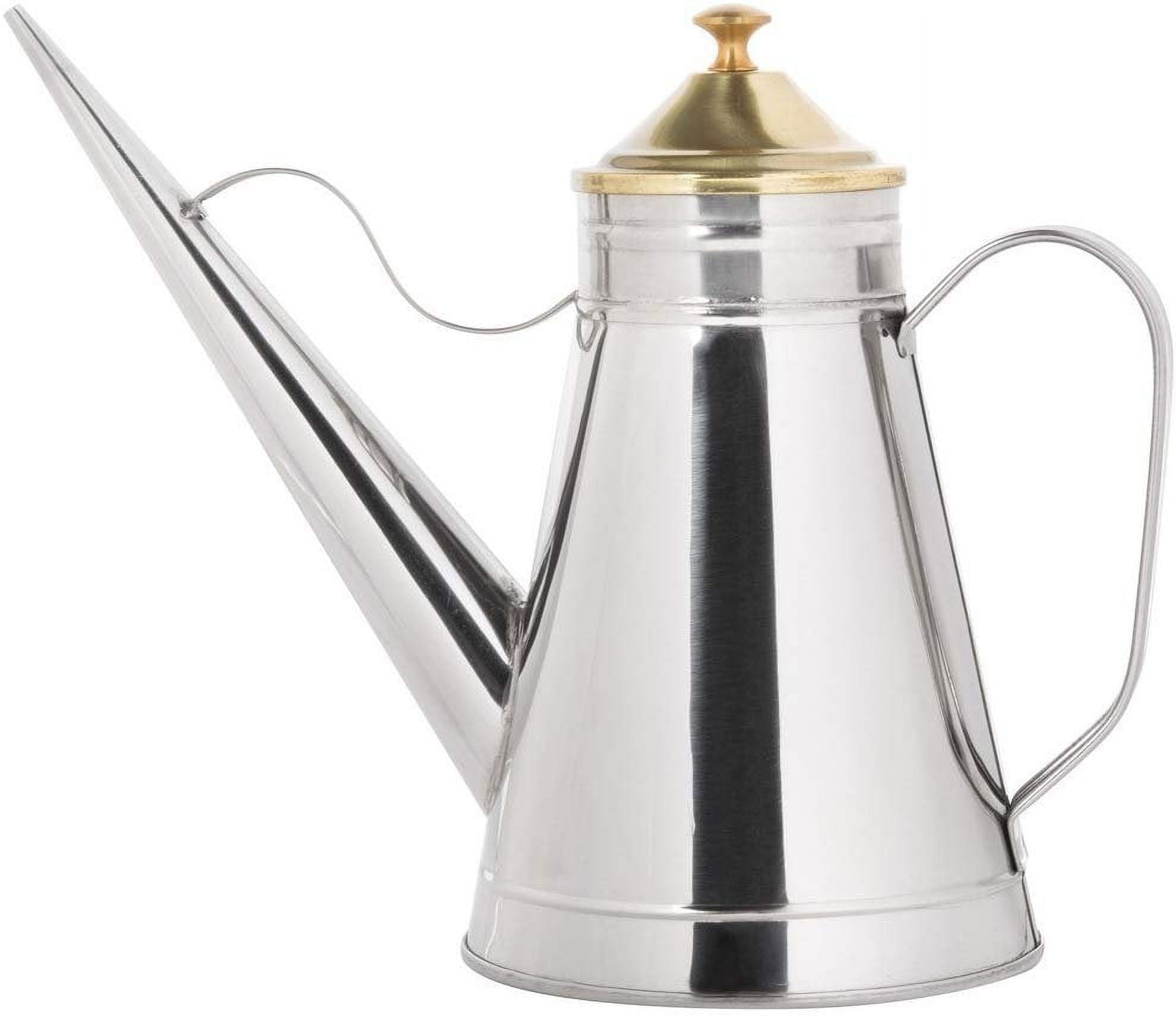 Winco Oil Can with Brass Cover, 24-Ounce - Walmart.com