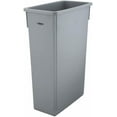 Winco PTC-23SG Slender Trash Can, 23-Gallon, Gray,Medium - Walmart ...