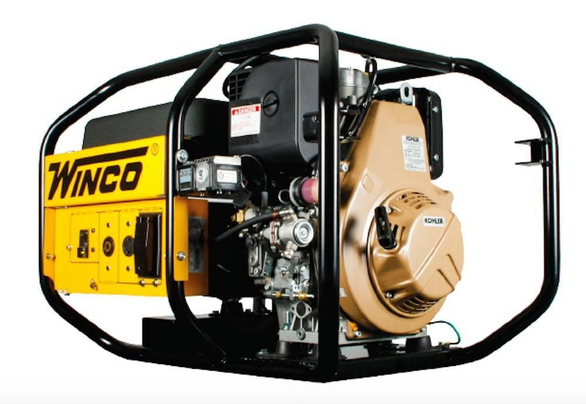 Winco 6,010 Watt Diesel Fueled 50-State Portable Inverter Generator ...