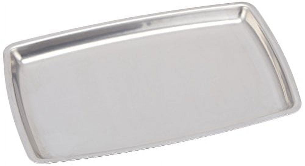 Winco SIZ-11B Stainless Steel Rectangular Sizzling Platter, 11-Inch ...