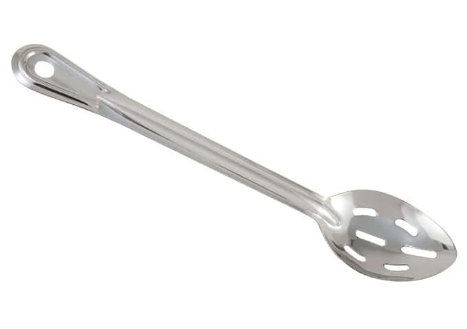 Winco ВЅSN-11, 11-Inch Stainless Steel Slotted Basting Spoon, NSF ...