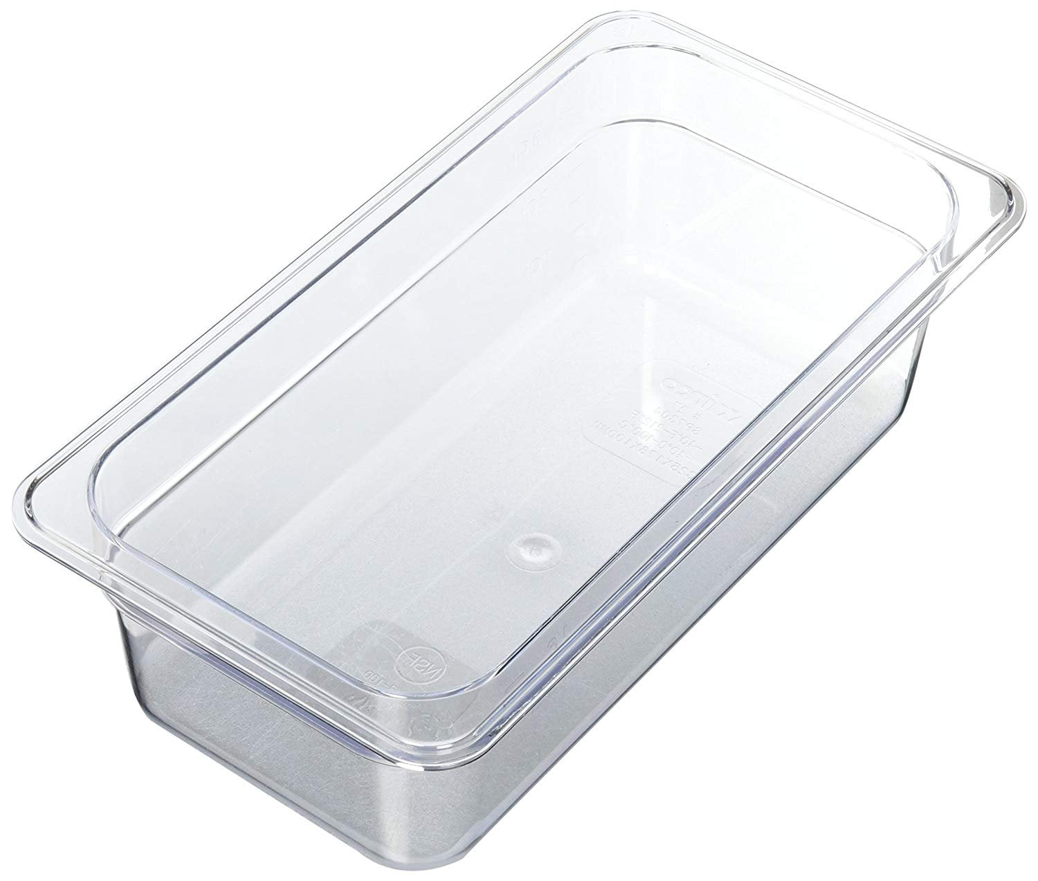 Winco SP7304, 4-Inch Deep One-Third Size Polycarbonate Food Pan, NSF - Walmart.com