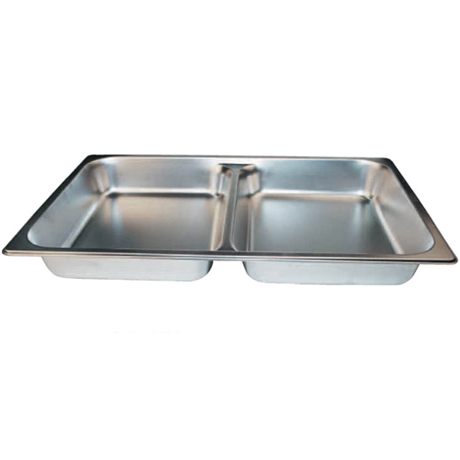 Winco SPFD2 S/S Divided Full-Size Steam Table Pan - 2-1/2" Deep ...