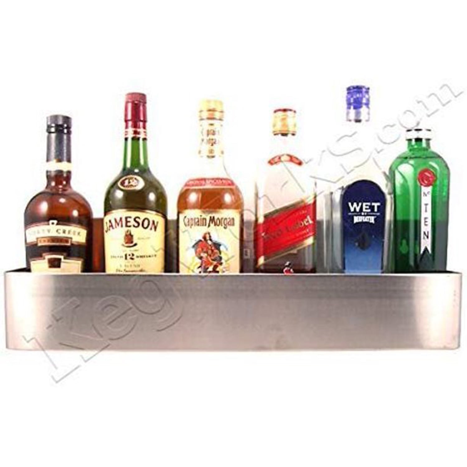 Winco Wall Mount Stainless Steel Speed Rail, 32-Inch Single-Tier, Metal ...