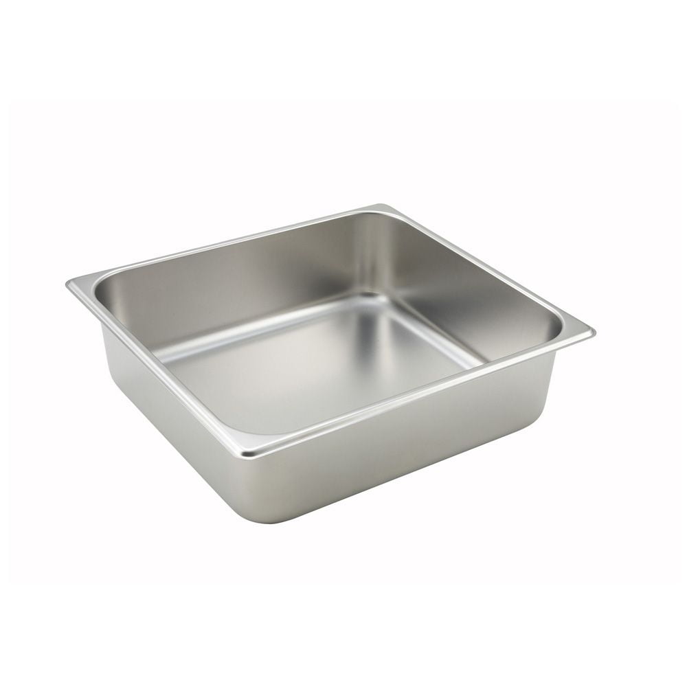 Winco SPTT4, 4-Inch Deep Two-Third Size Steam Table Pan, NSF - Walmart.com