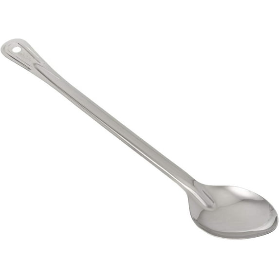Winco Restaurant Quality Solid Serving Spoon, 18", Silver - Walmart.com