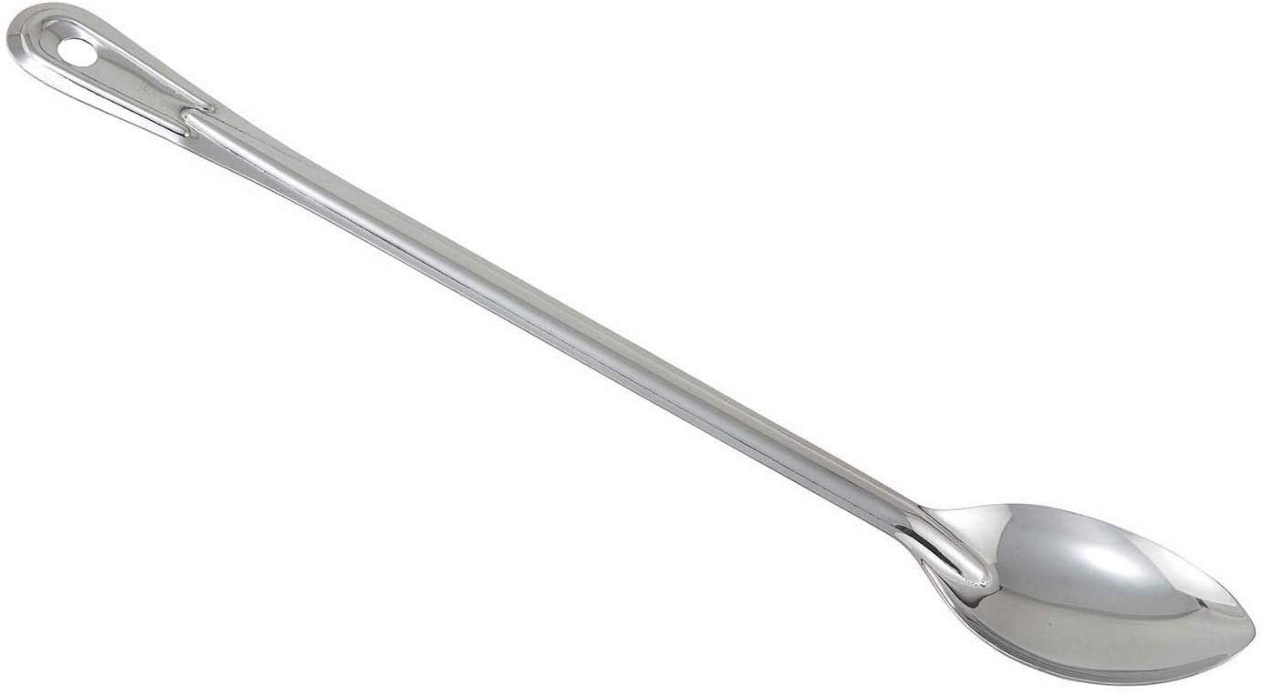 Winco 21-Inch Solid Stainless Steel Basting Spoon with Long Handle ...