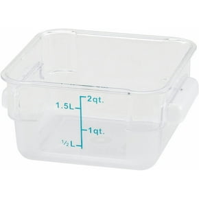 2 Quart Plastic Container