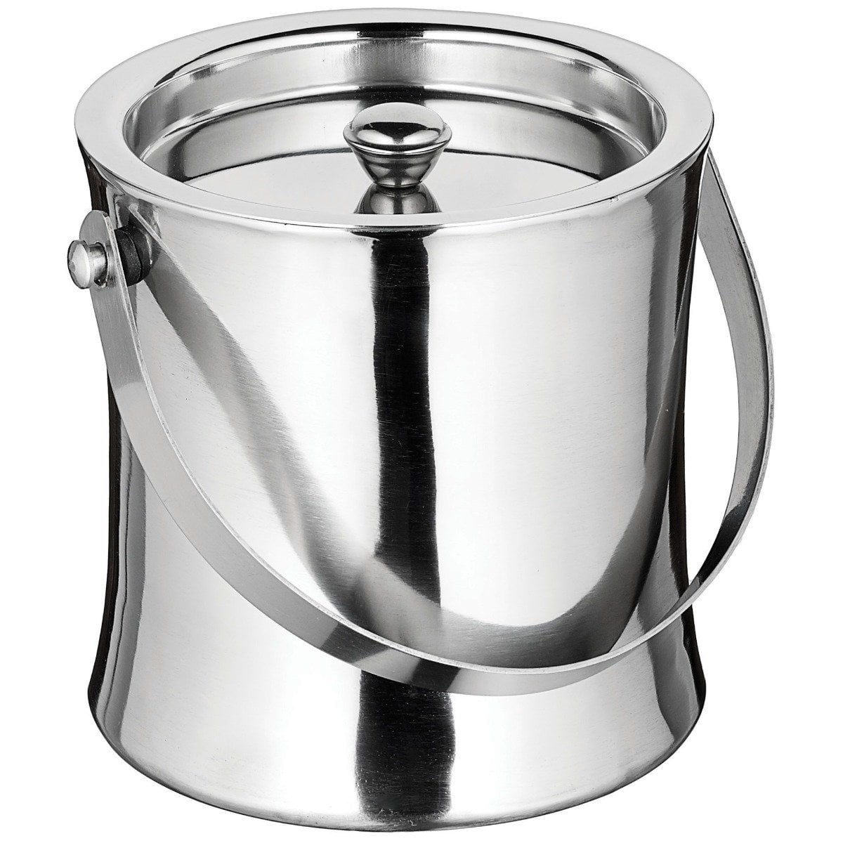 Winco Stainless Steel Double Wall Insulated Ice Bucket | 60oz - Walmart.com