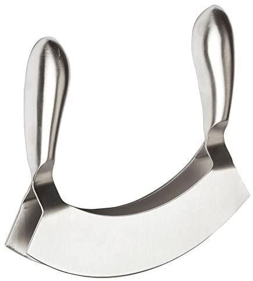 Winco Stainless Steel double blade chopper - Walmart.com