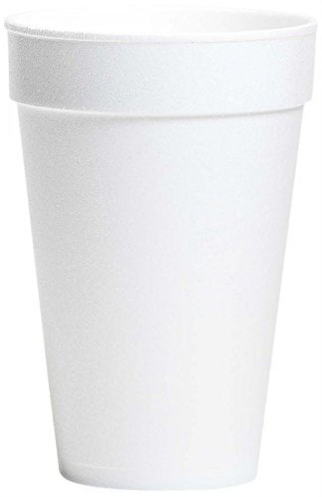 Wincup 16C18 Foam Cups, 16 oz, White (20 Sleeves of 25 Cups) - Walmart.com