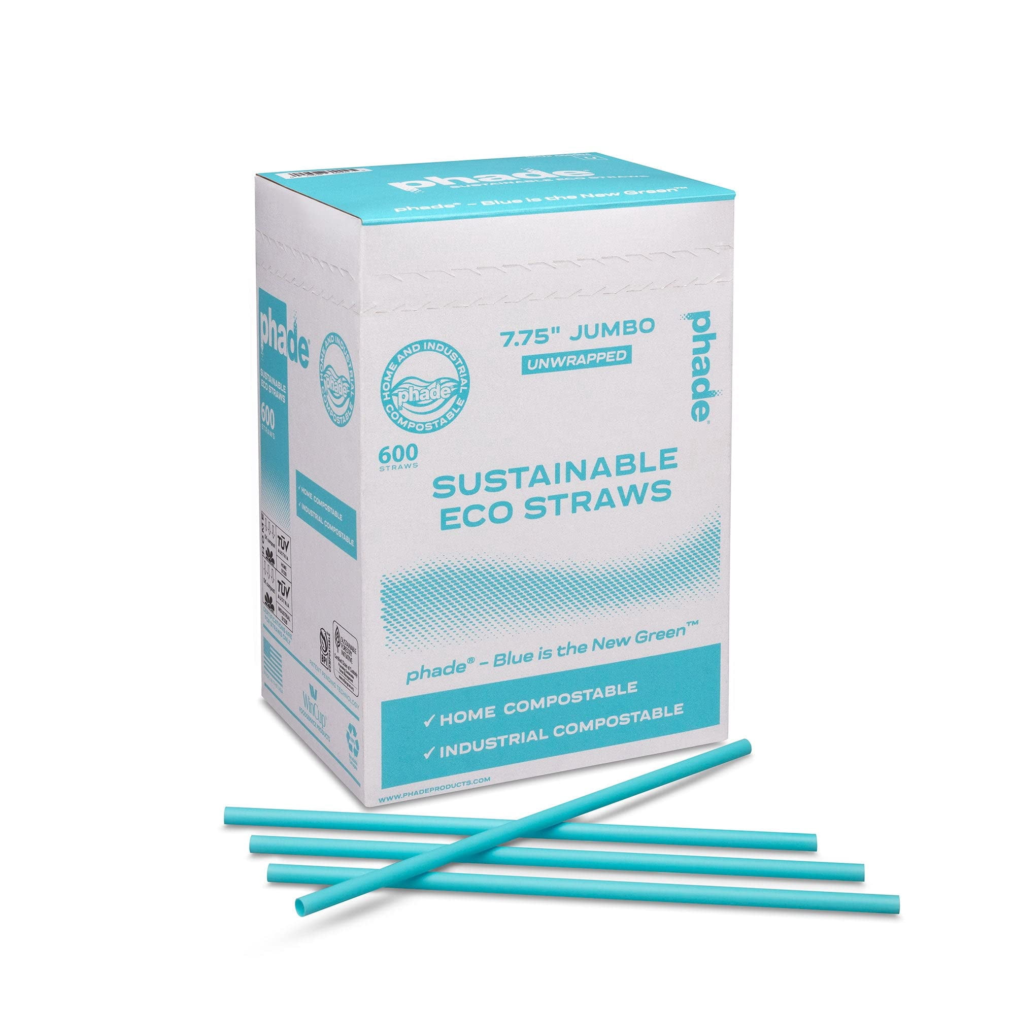 Phade Compostable Straws (wcp-511204) - Walmart.com