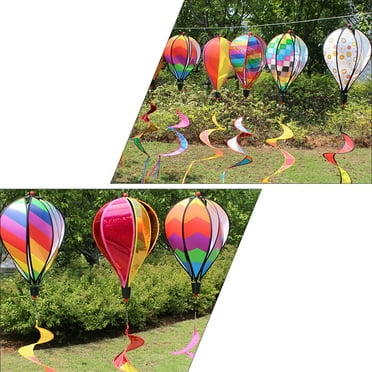 3pcs Hot Air Balloon Wind Spinners Hot Air Balloon Windmill Pendent ...
