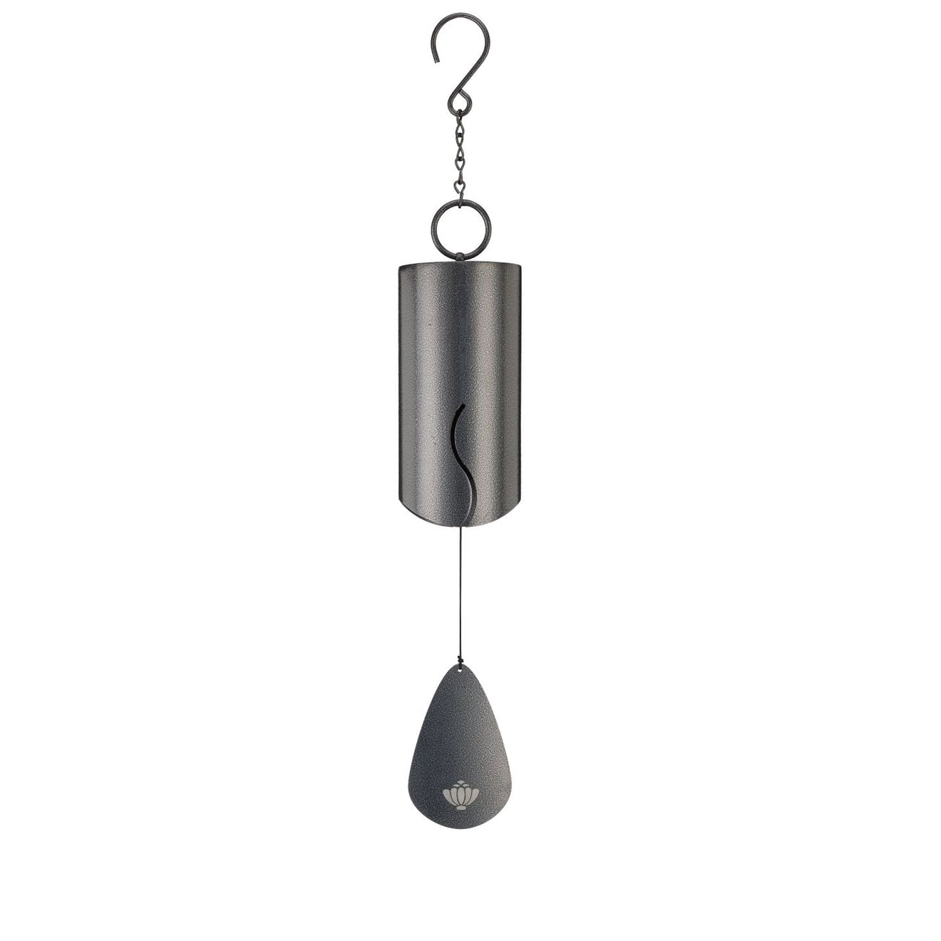 Wind Bell 4 - Pewter - 4"x4"x28" - Walmart.com