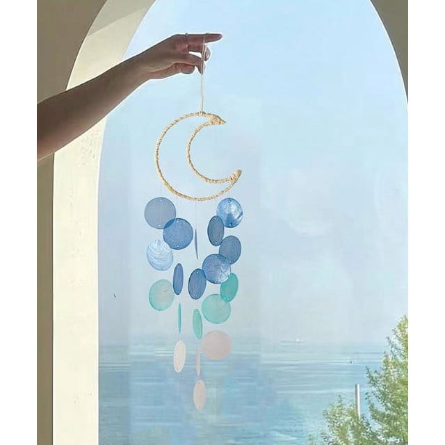 Wind Bell Shell Wind Chime Outdoor Hanging Decoration Shell Wind Chime ...