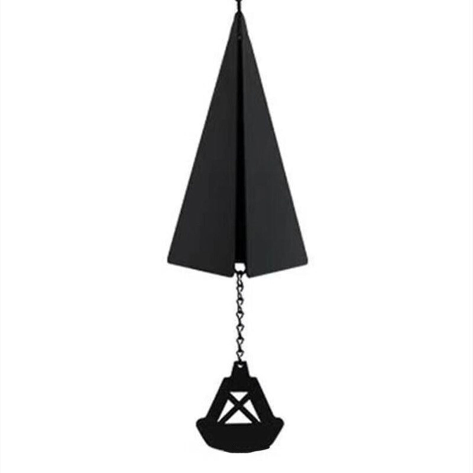 Wind Bells Metal Triangle，Tone Wind Bell Door Porch Garden Decorations ...
