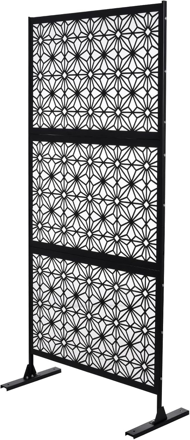 Wind Blocker for Outside Patio,Freestanding Outdoor Divider Decorative ...