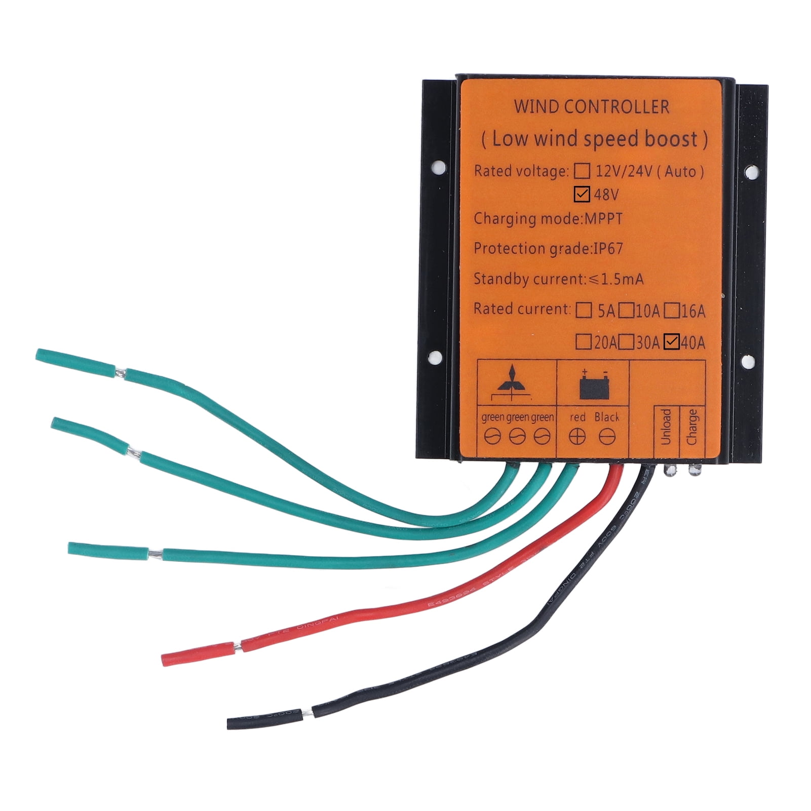 Wind Charge Controller 48V 600W MPPT Low Voltage Charging IP67 ...
