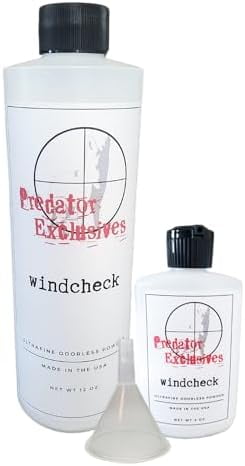 Wind Check Kit – Scent-Free, Ultra Visible Wind Direction Indicator for ...