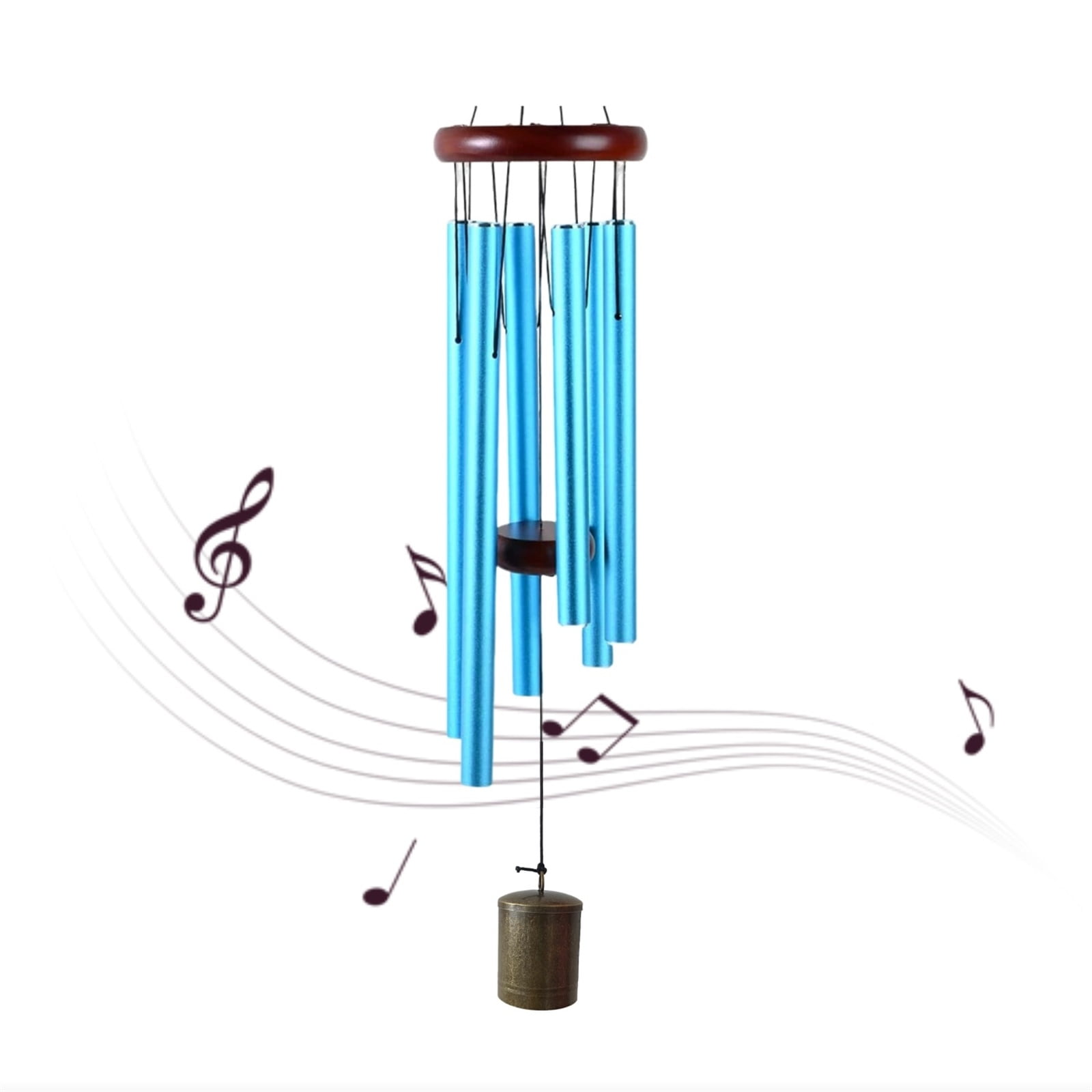 Wind Chime， 26" Wind Chimes for Outside. Deep Tone Lovely Wind Chimes ...