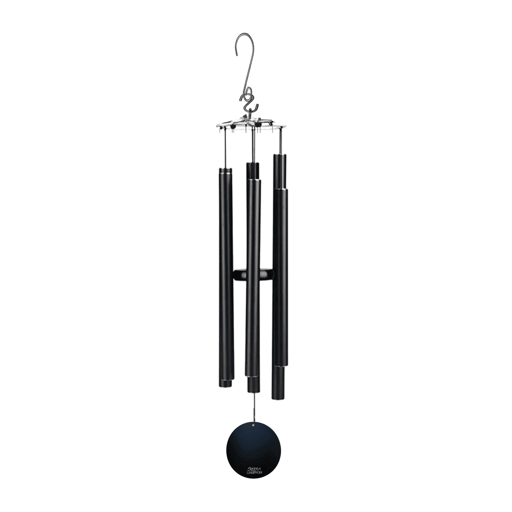 Wind Chime - 36in Basic Design - Black Tube - Walmart.com