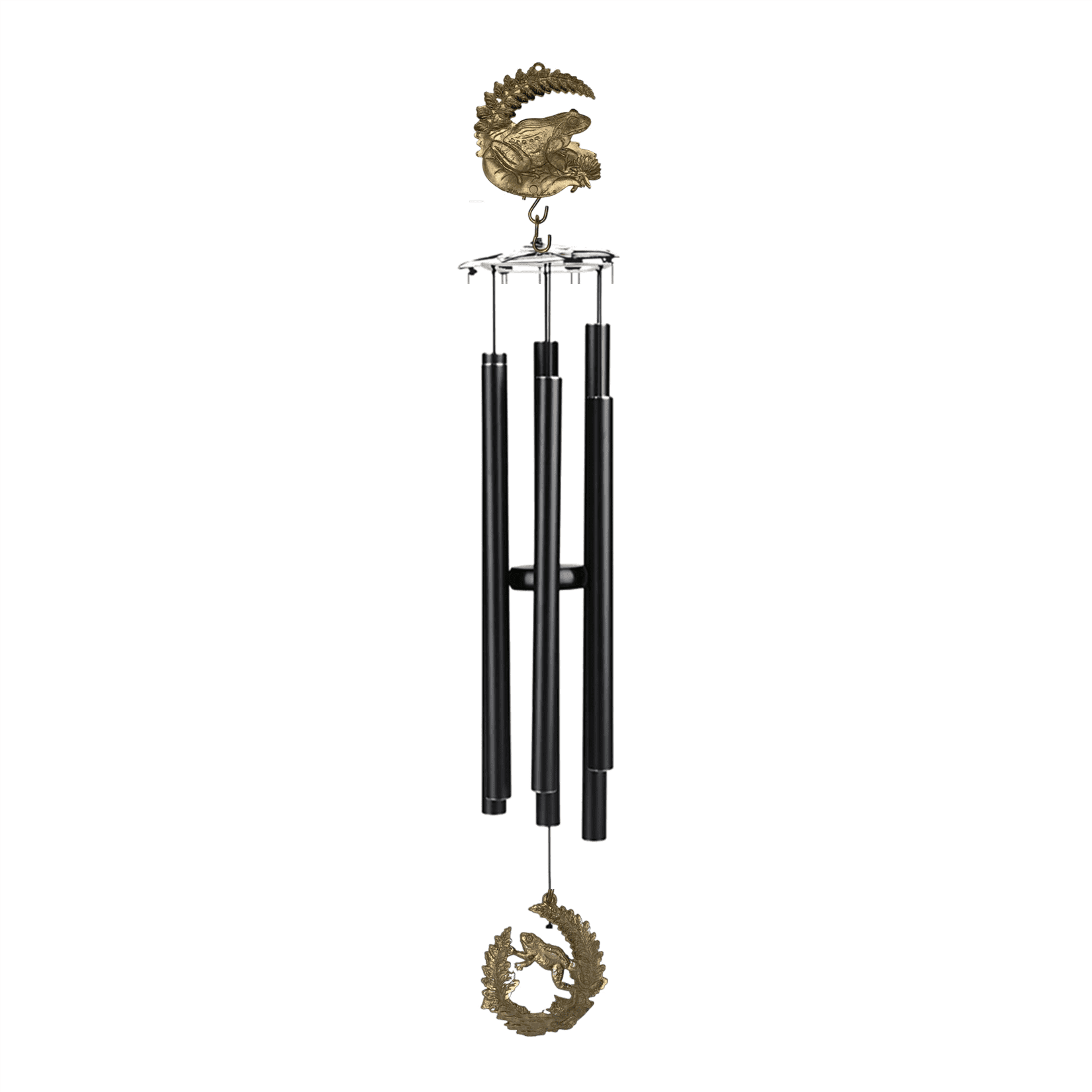 Wind Chime - 50in Frog - Black Tube - Walmart.com