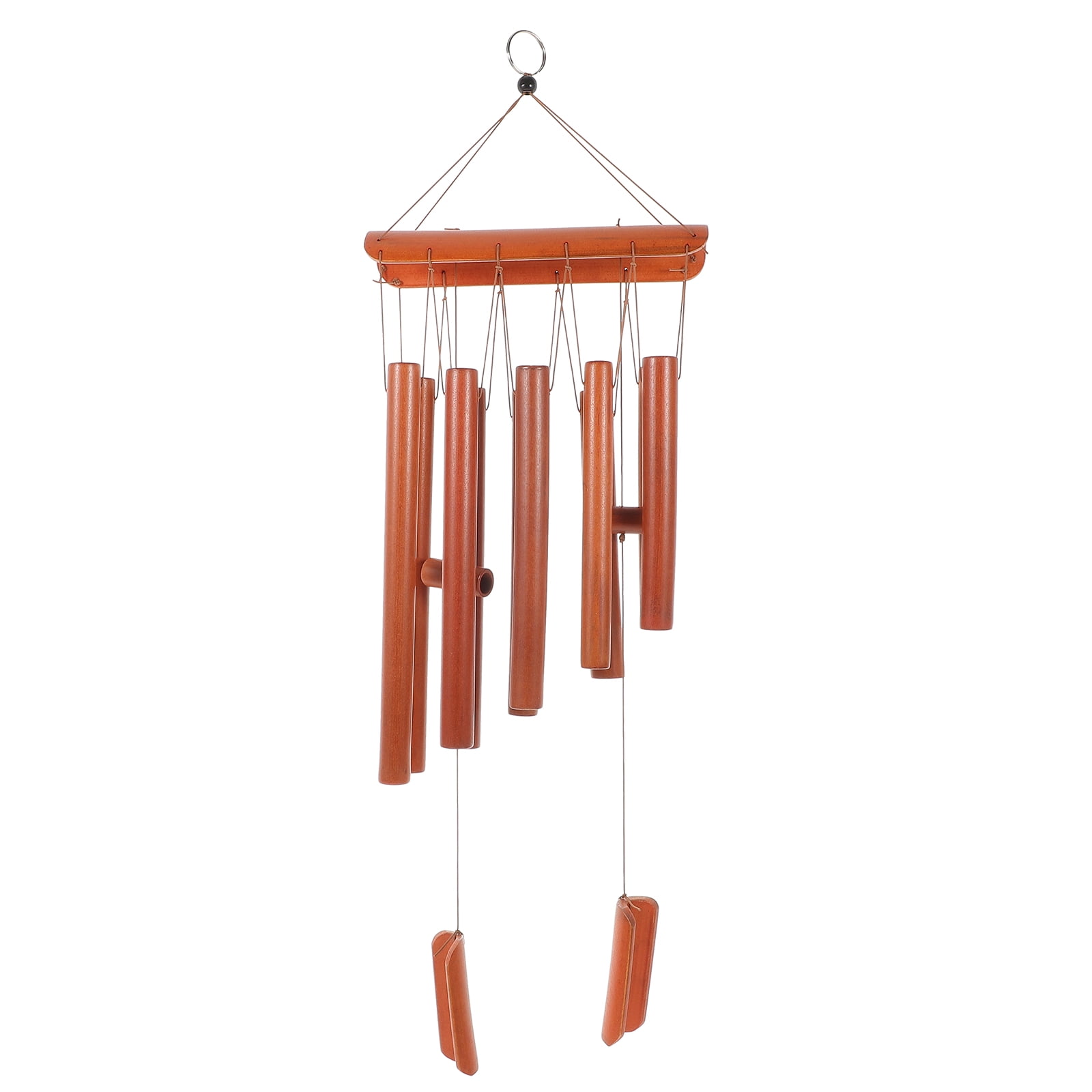 Wind Chime Bamboo Tubes Beech Bamboo Church Bells Hanging Decor ...