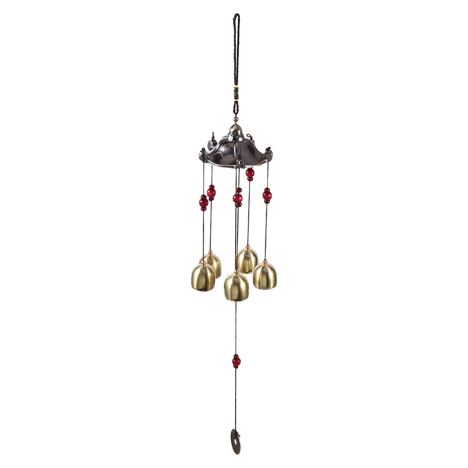 Wind Chime - Best Wishes Lucky Metal Wind Chime Bell Outdoor Garden ...