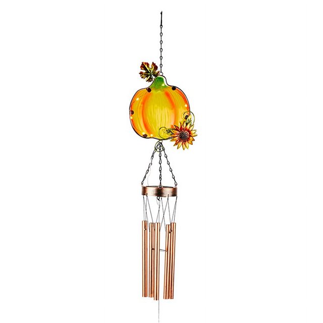 Wind Chime - Fall Themed Yard Decor - Pumpkin - Walmart.com