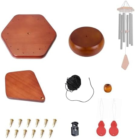 Wind Chime Parts Replacement, 20 PCS Wind Chime Repair Kit Including ...