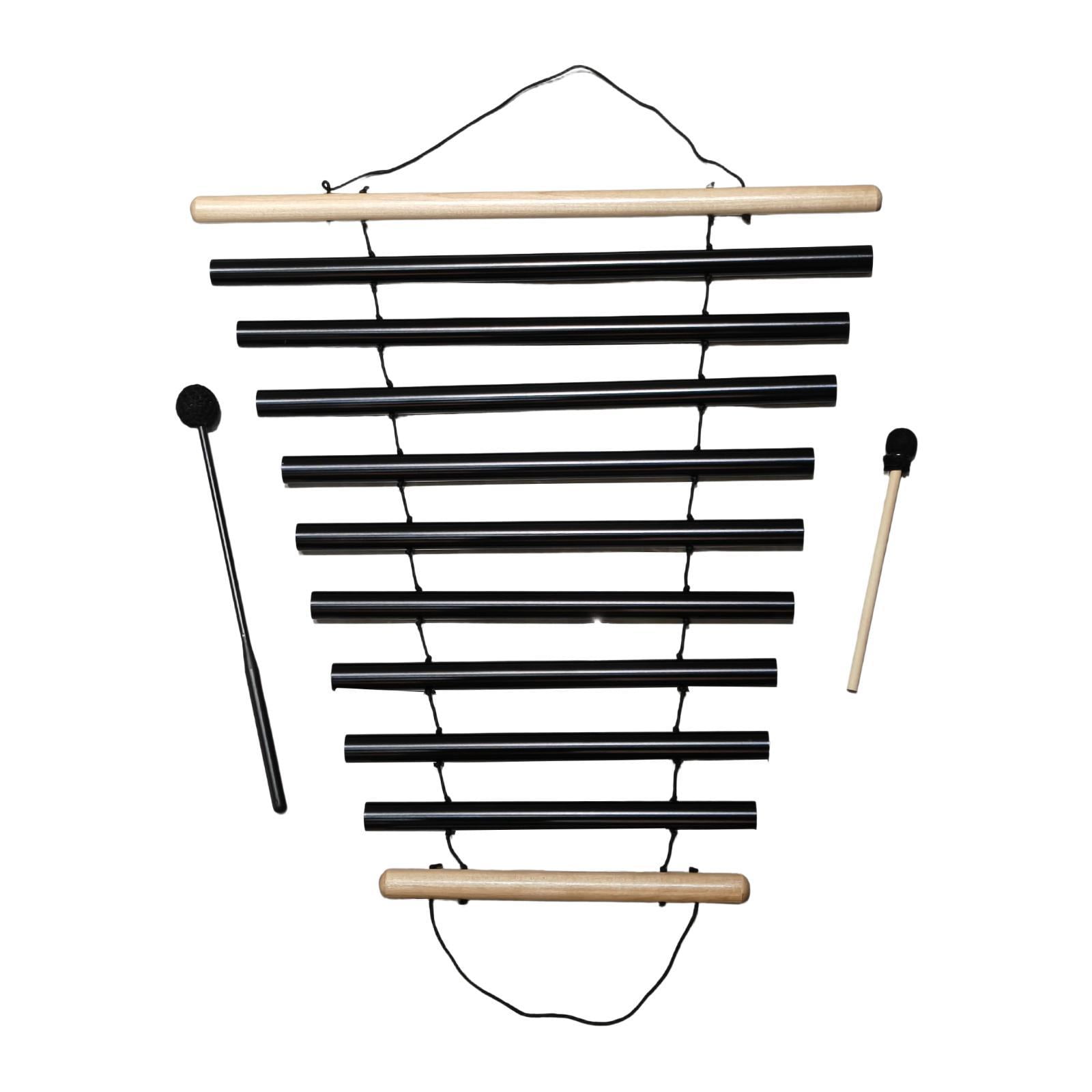 Wind Chime Percussion Bell Meditation Instrument Wooden Metal Design ...