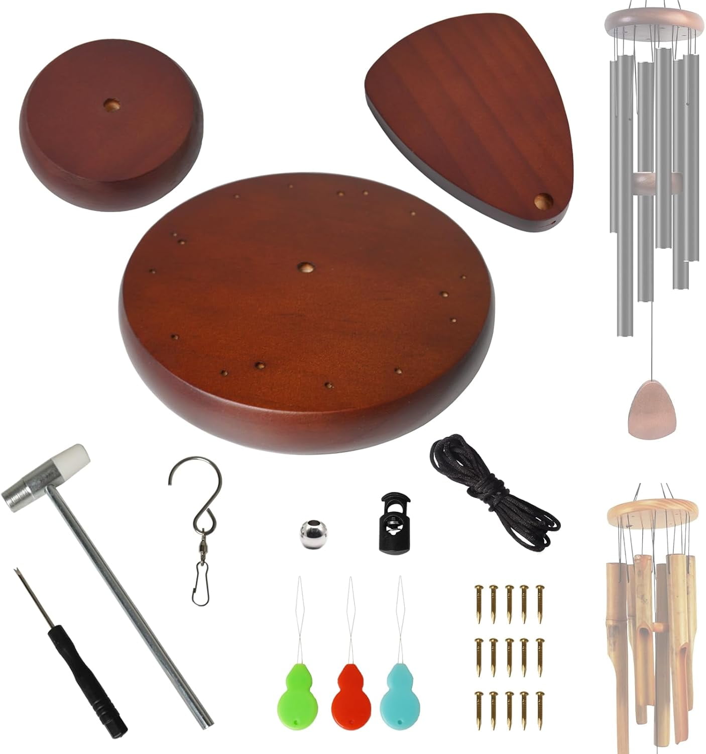Wind Chime Replacement Parts, 28 PCS Windchime Repair Kit Including ...
