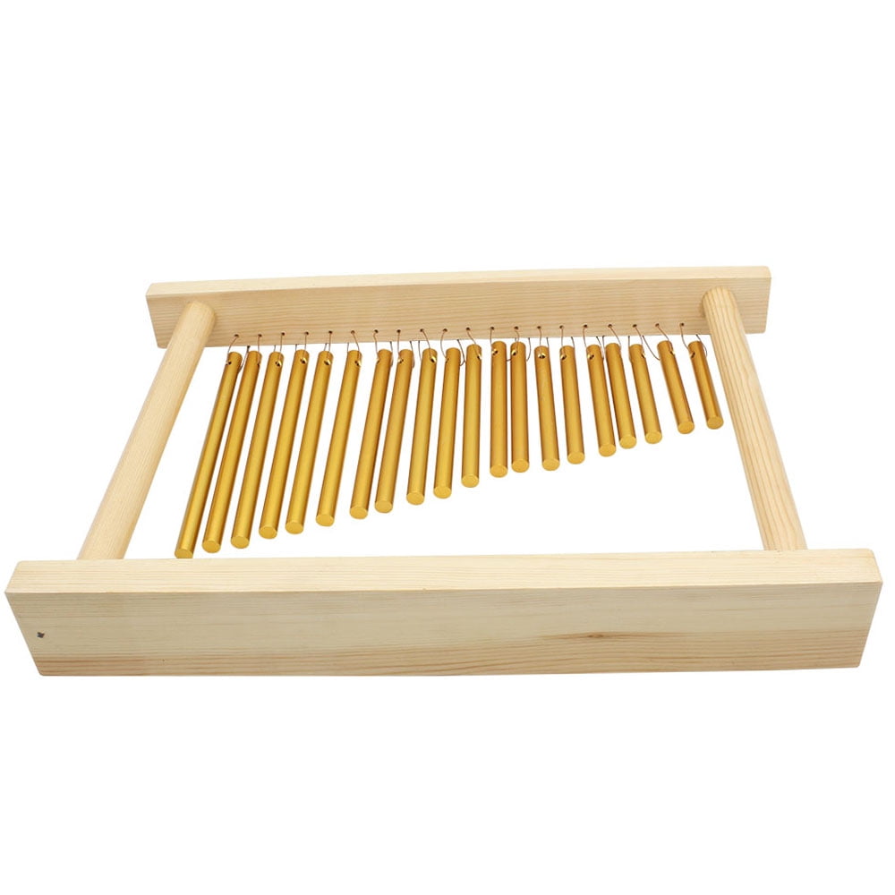 Wind Chime,Stick Bar Chimes With Wood Stand Percussion With Wood ...