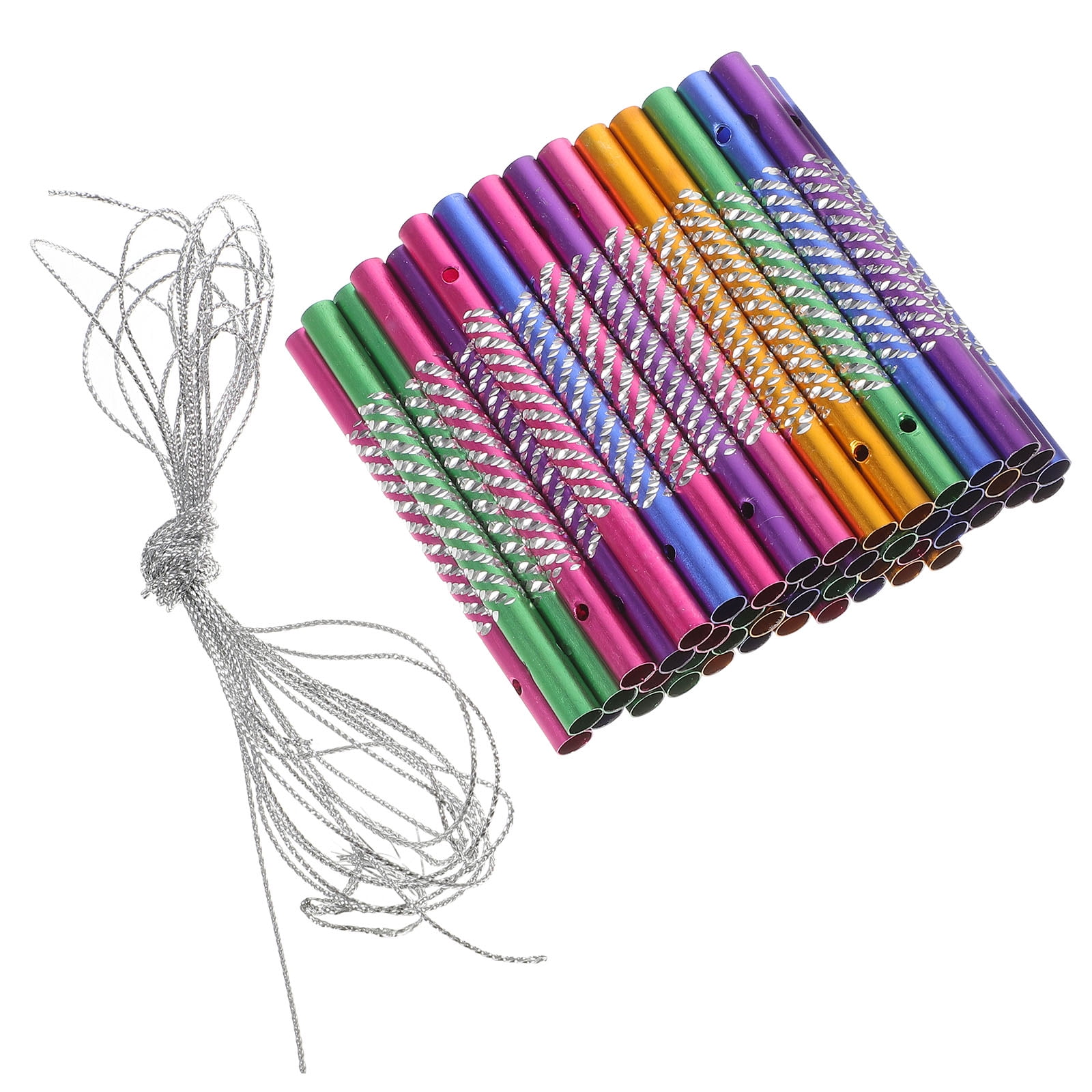 Raindrops Wind Chime Tubes Metal Set for Kindergarten Diy Craft Outdoor ...