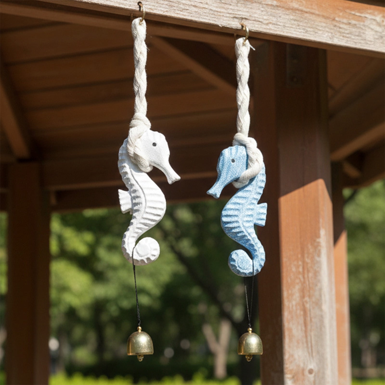 Wind-Chime-Tuned Weather-Proof Melodious Themed Seahorse Wind Chime ...