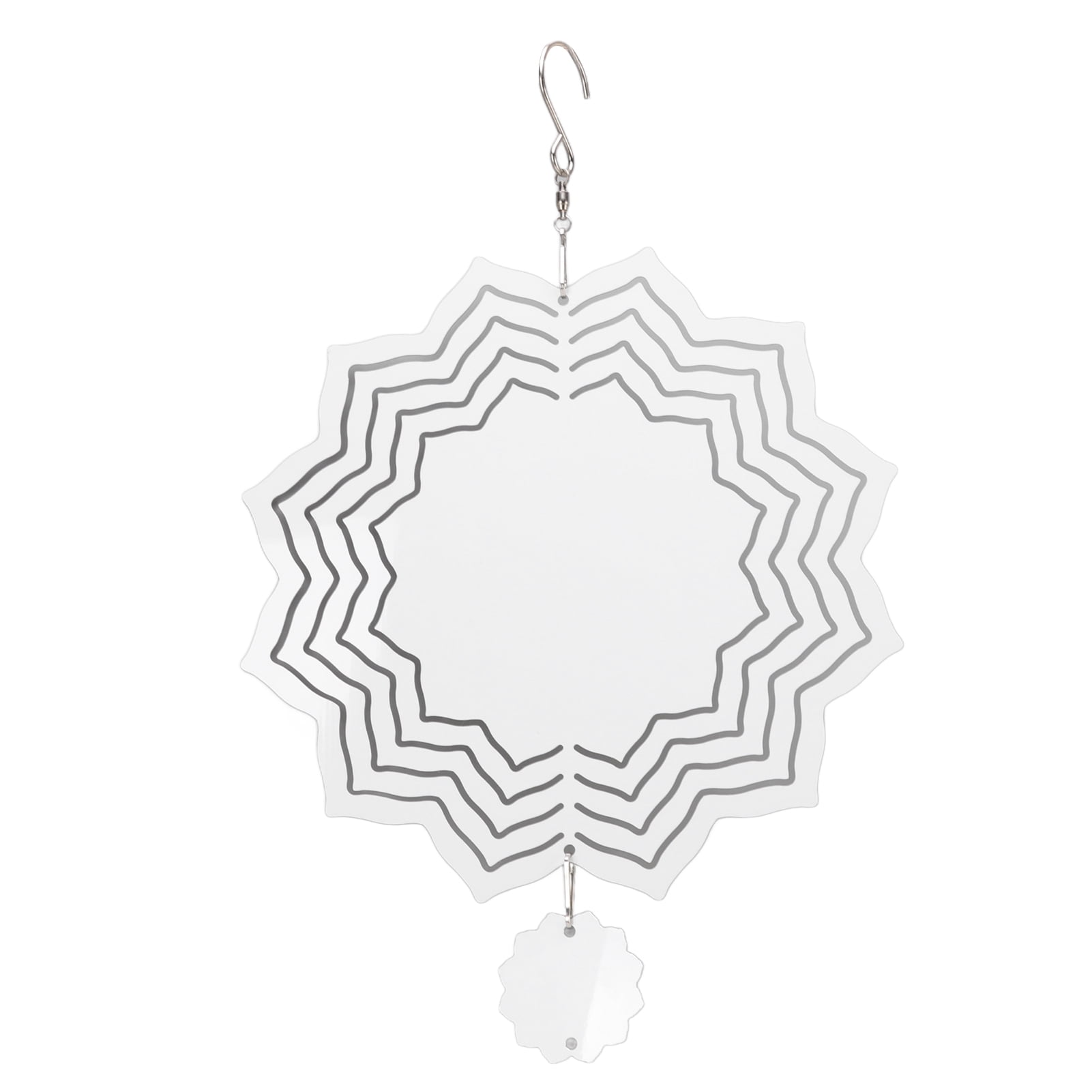 Wind Chime White Simple Delicate Decorative Weather Resistance Ornament ...
