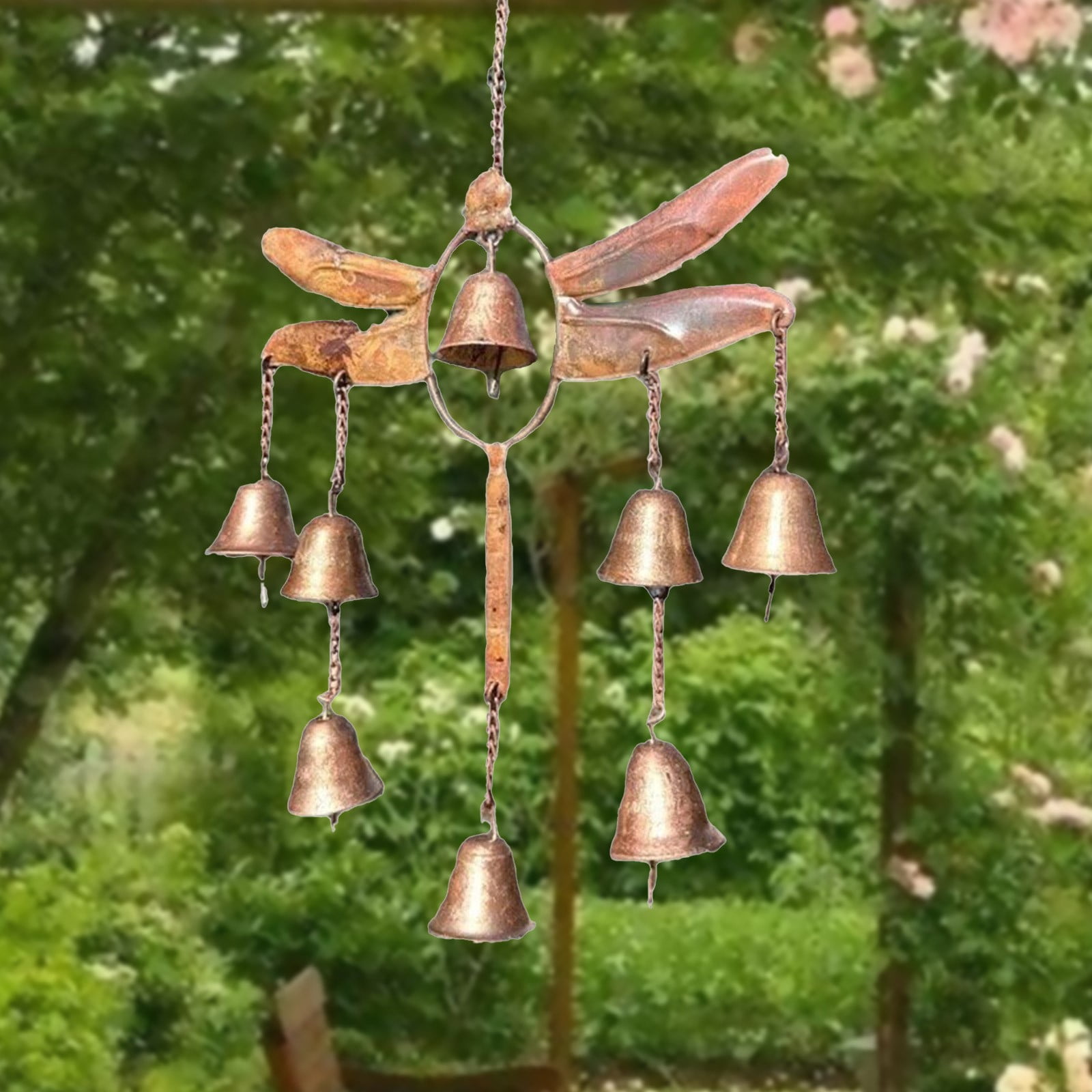 Wind Chime With Tuned Bells Garden Decor Wind Chime With Soothing Bells ...